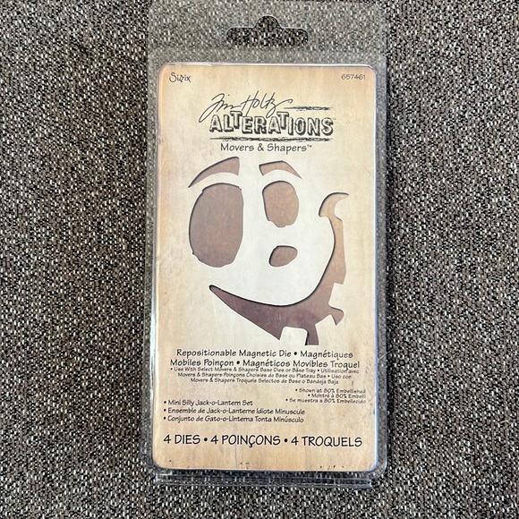 Sizzix | Office | Nwt Tim Holtz Sizzix Movers And Shapers Mini Silly ...